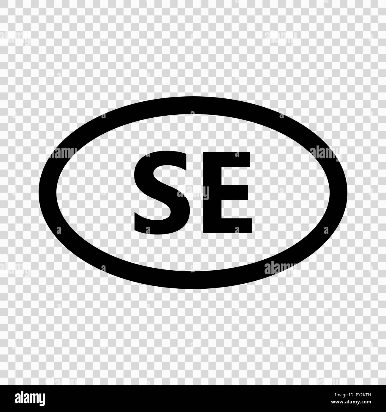 Sweden code symbol. short country name. Domain name Stock Vector Image ...
