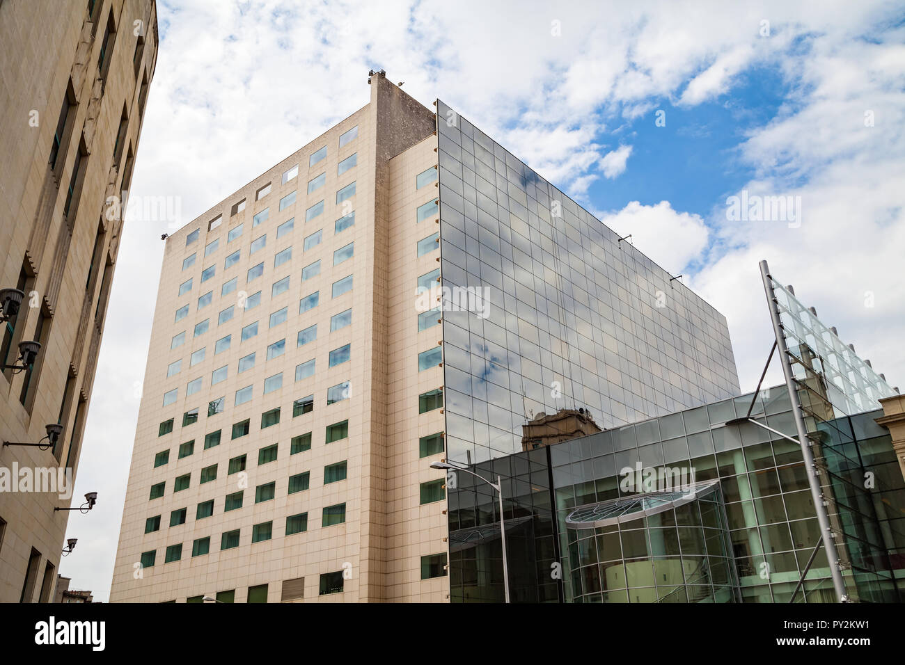 Picture of a modern building in Bucharest, capital of Romania Stock ...