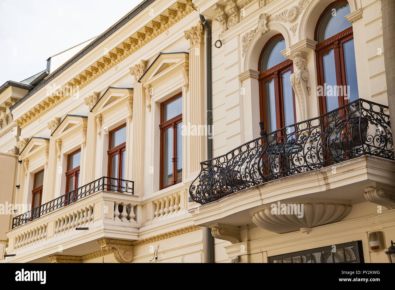 Picture of a beautiful old building in Bucharest, capital of Romania ...