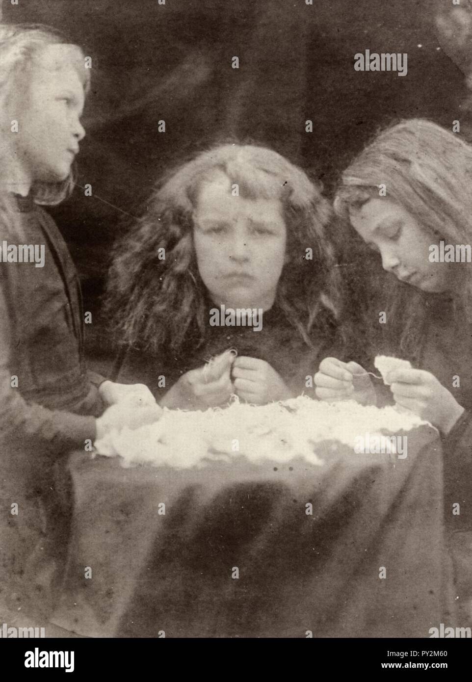 Cameron, Julia Margaret - Sammeln Fussel für die Krim (Blanche, Wary ...