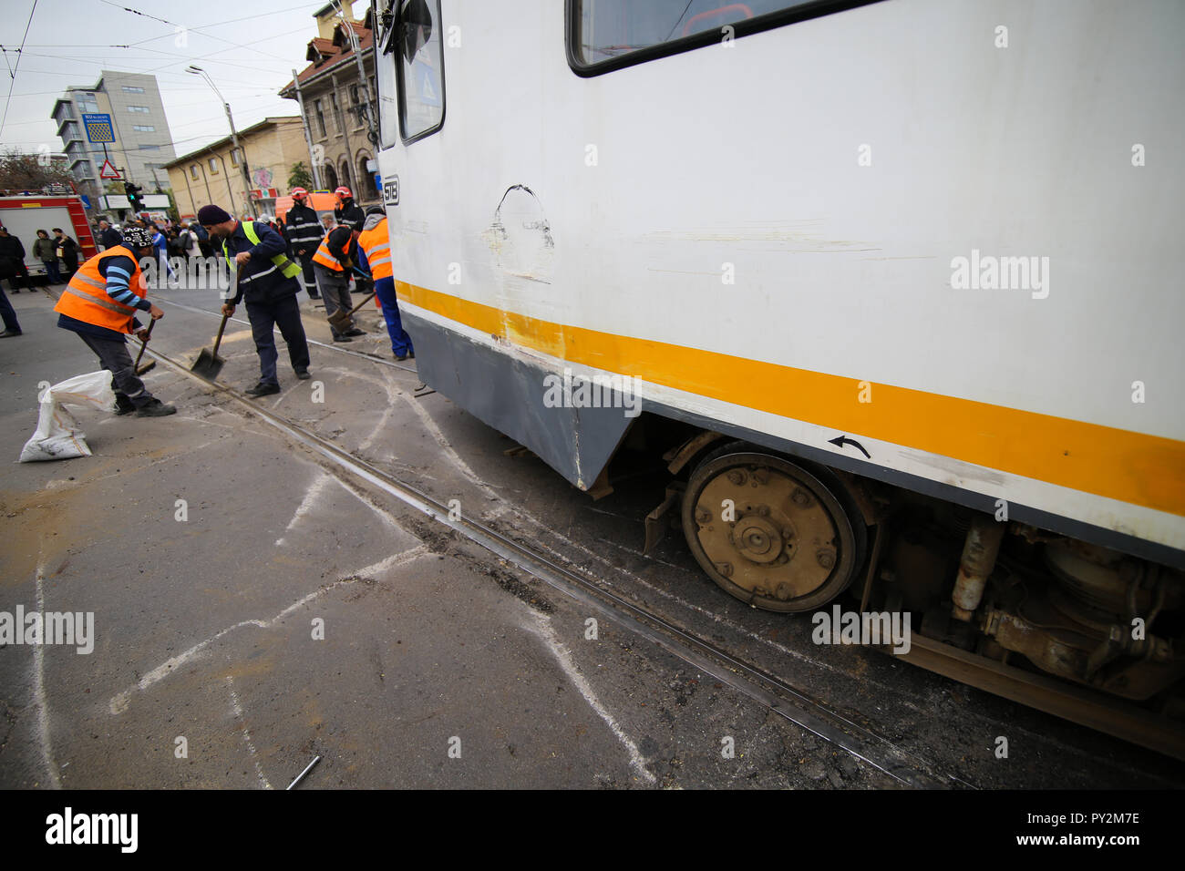 Tram crash site hi-res stock photography and images - Alamy