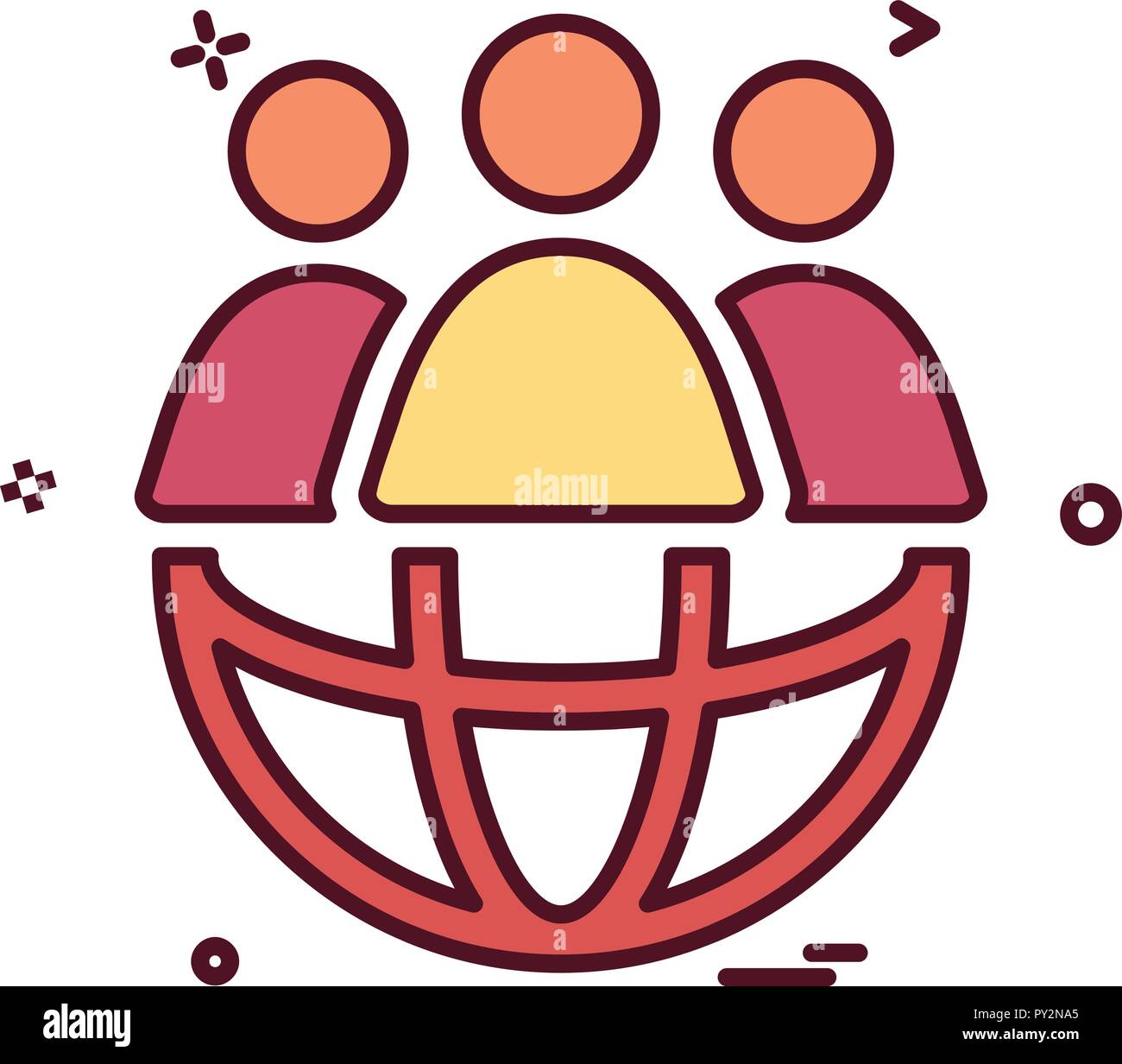 Group avatar icon design vector Stock Vector Image & Art - Alamy