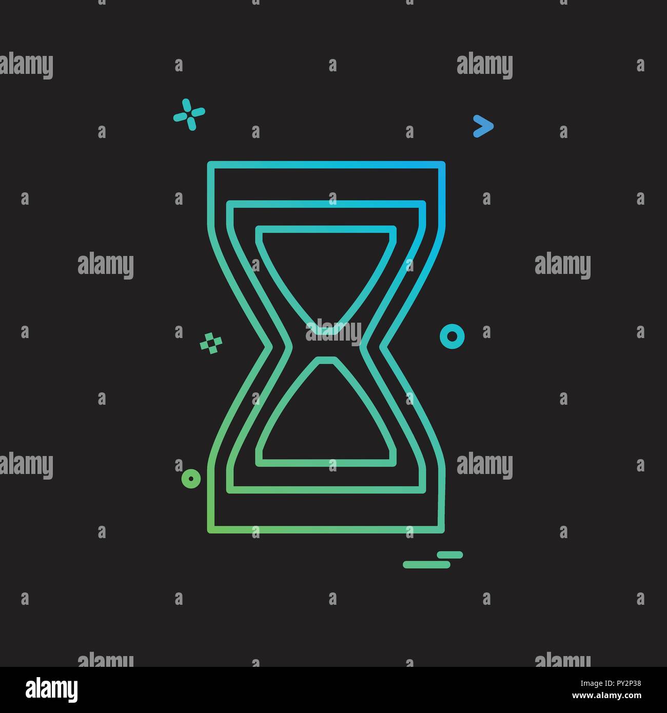 Wait icon design vector Stock Vector Image & Art - Alamy
