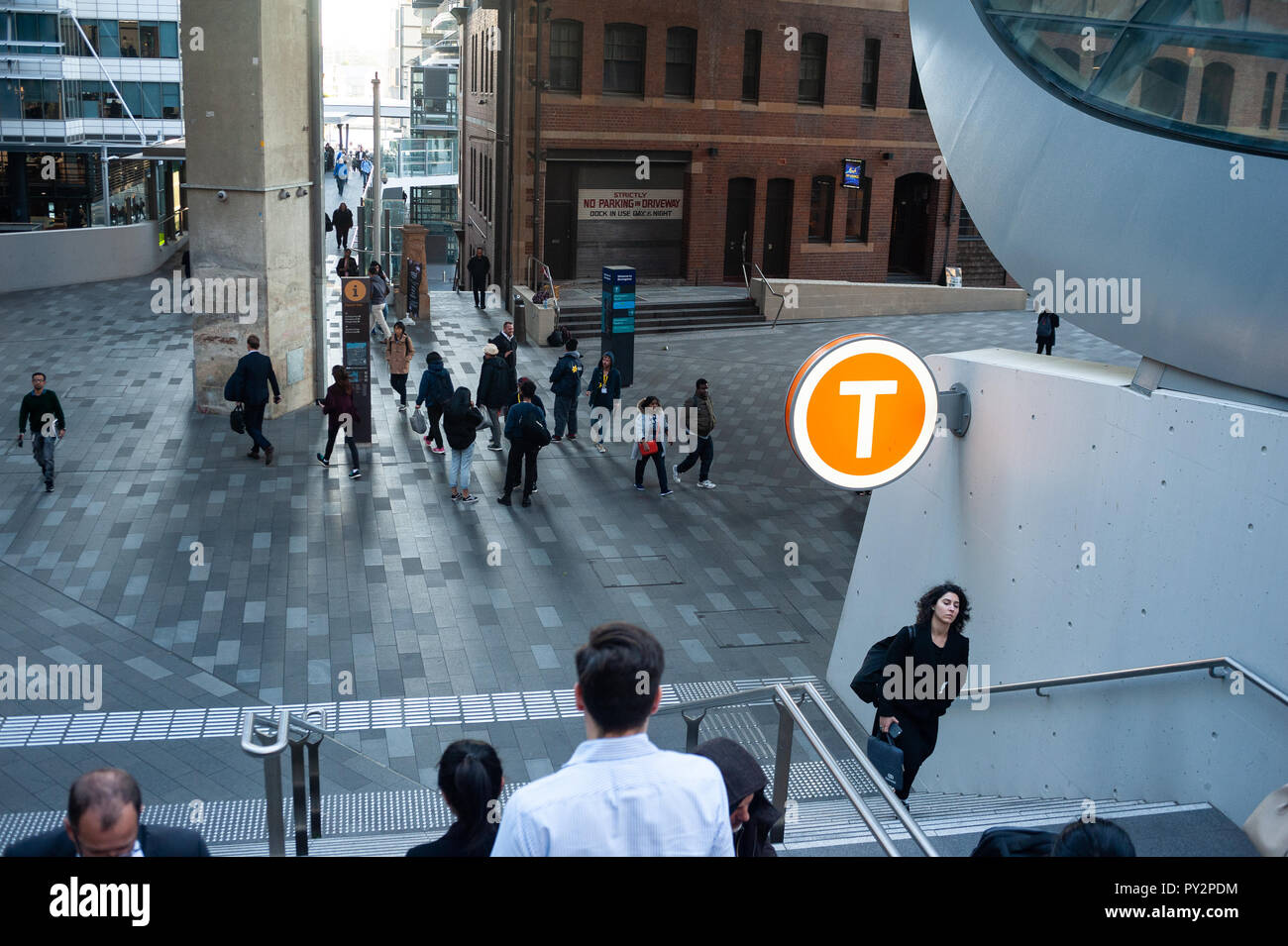 Sydney metro barangaroo station hi-res stock photography and images - Alamy