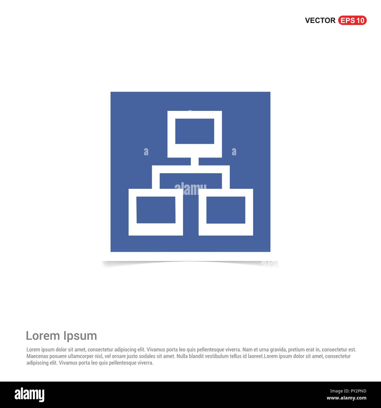 Network icon - Blue photo Frame Stock Vector Image & Art - Alamy
