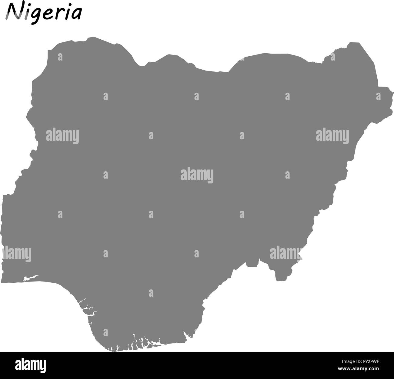 Map Of Nigeria Stock Photos & Map Of Nigeria Stock Images - Alamy
