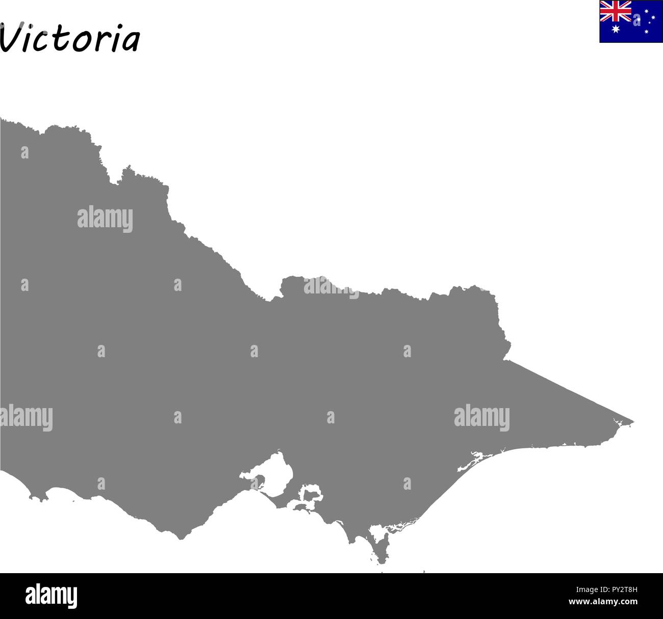 The state capital of victoria Stock Vector Images - Alamy