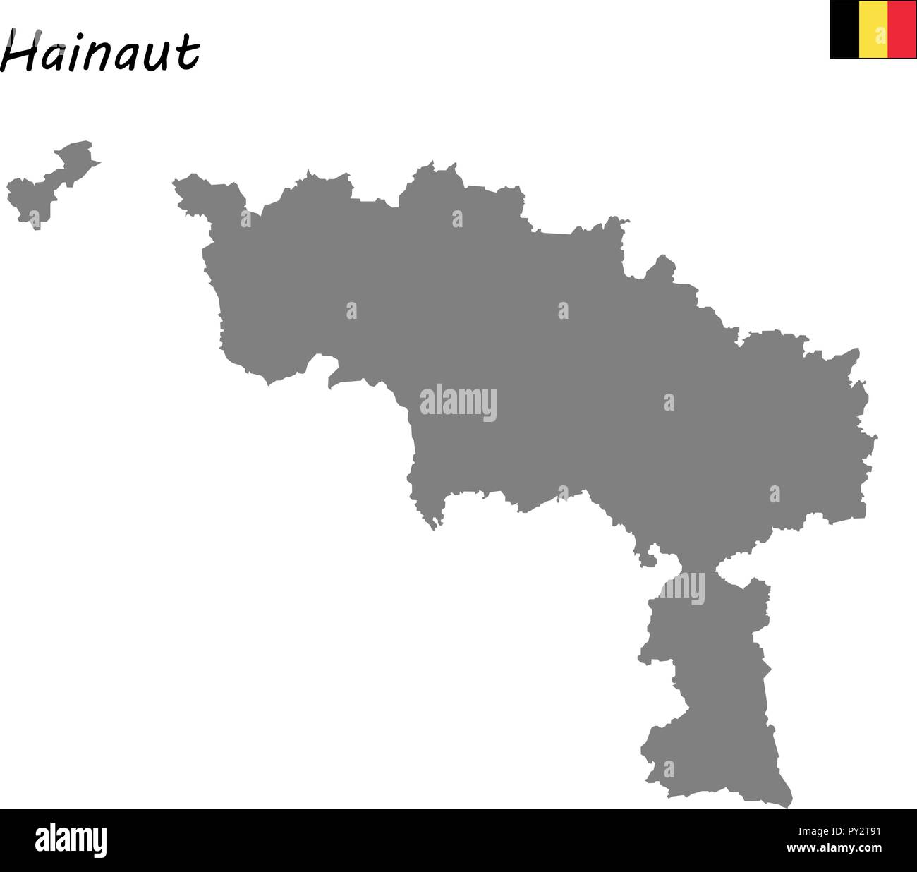 Map of hainaut hi-res stock photography and images - Alamy
