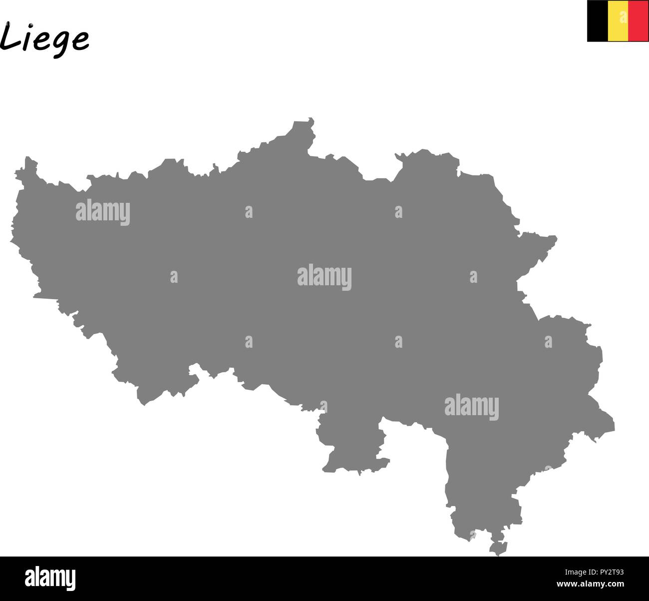 Liege city map hi-res stock photography and images - Alamy