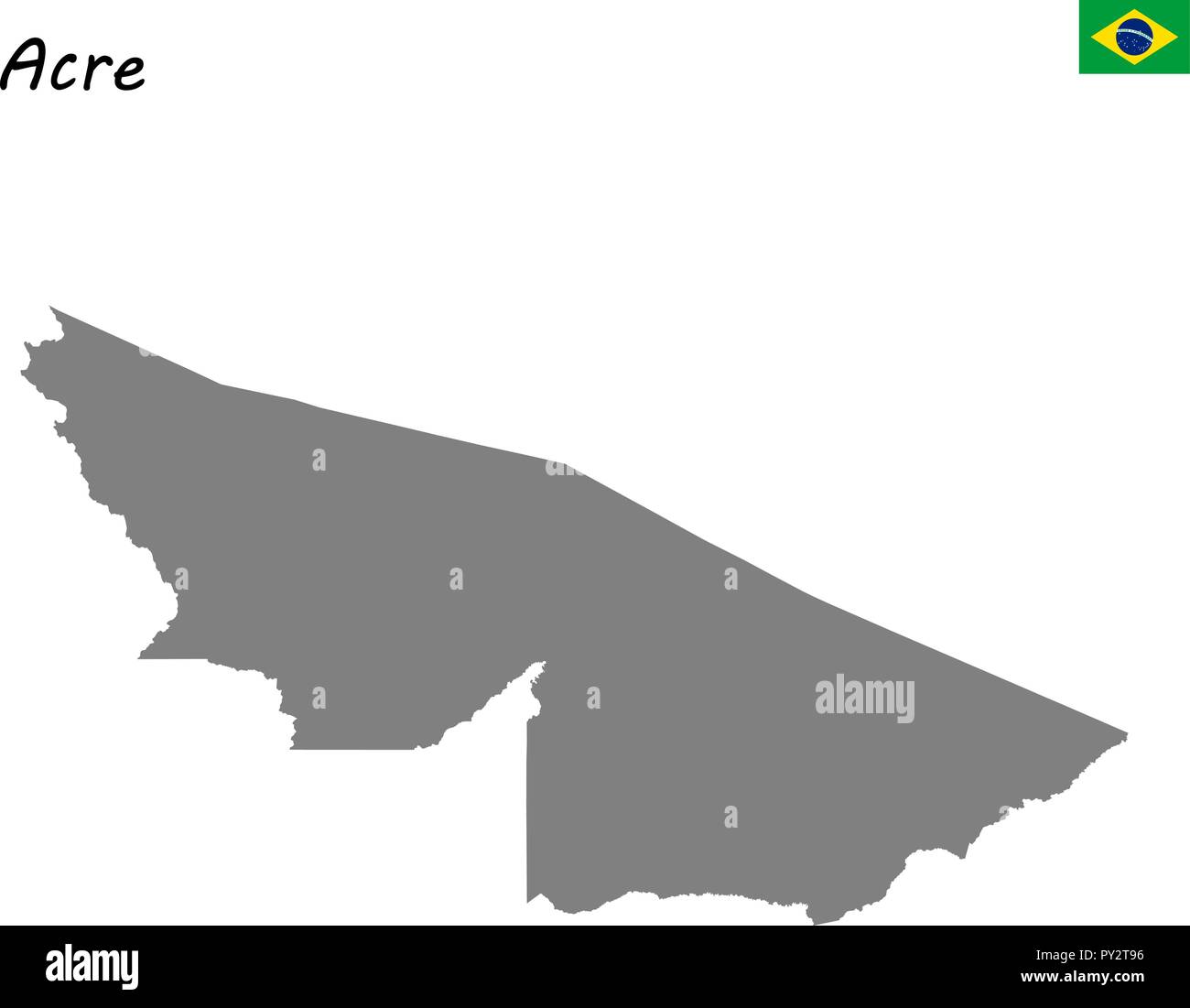 Acre map vector Stock Vector Images - Alamy