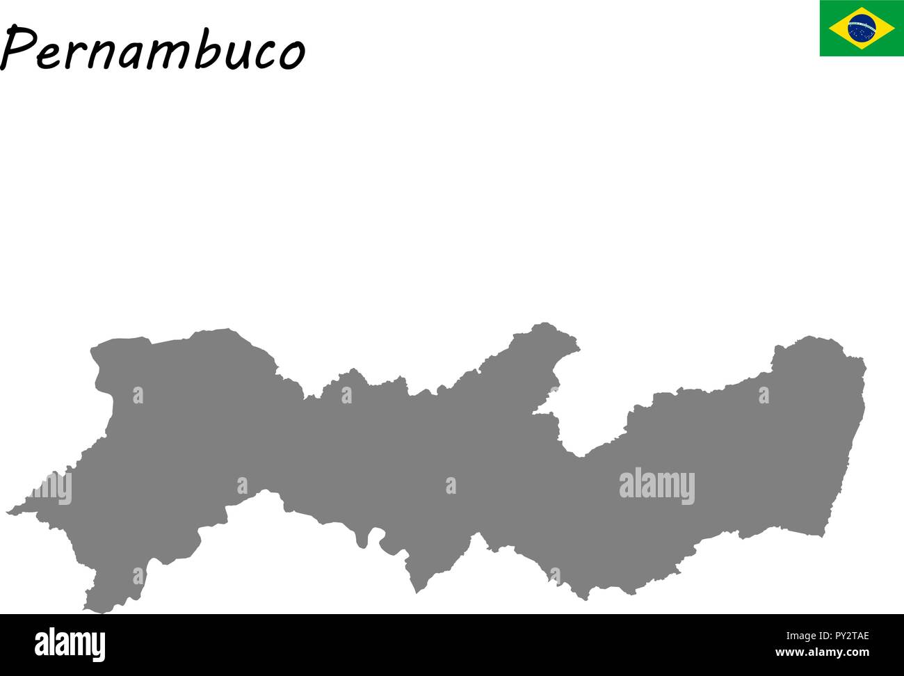 Map of pernambuco hi-res stock photography and images - Alamy