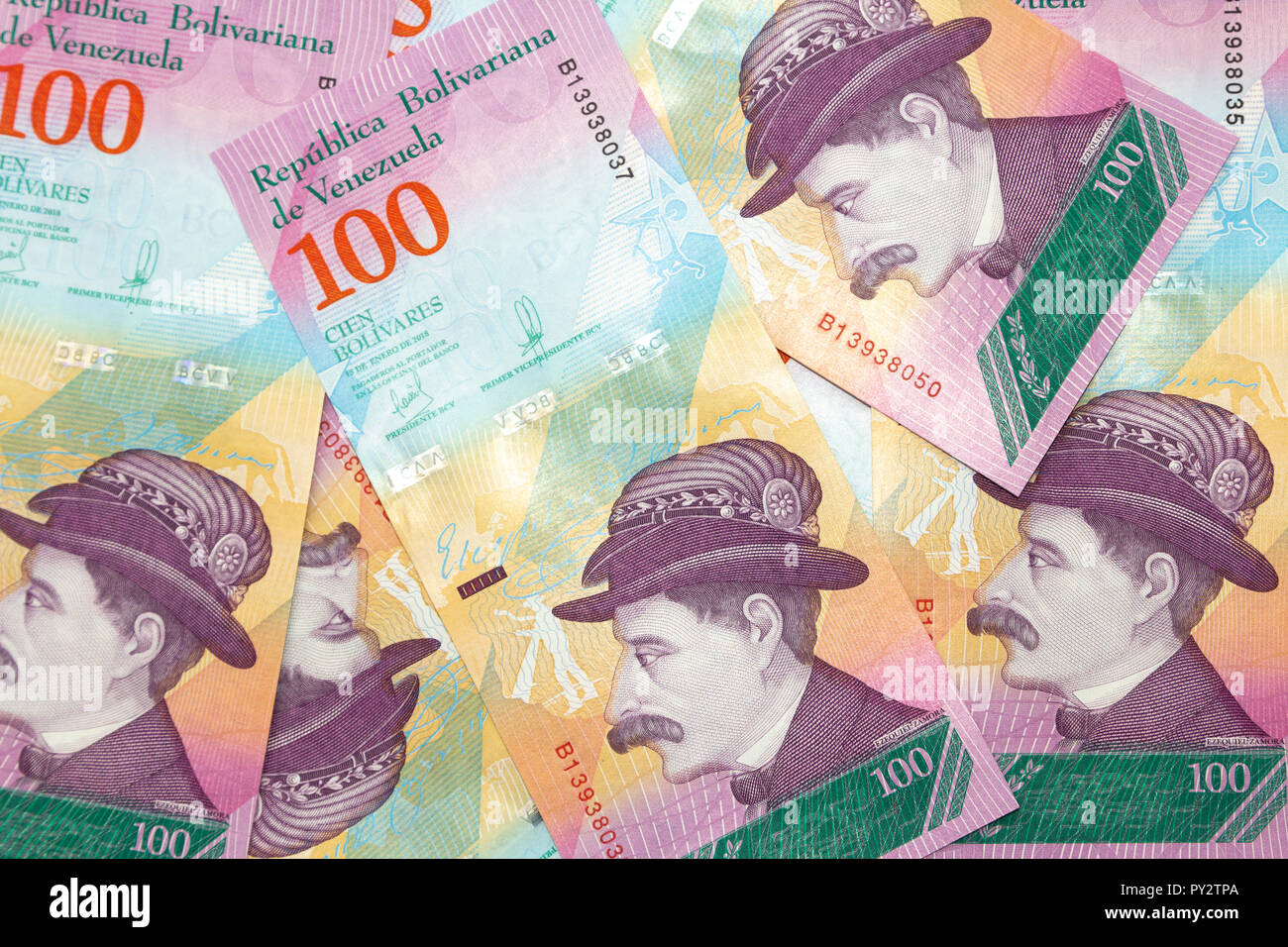 New currency venezuelan bills Stock Photo - Alamy