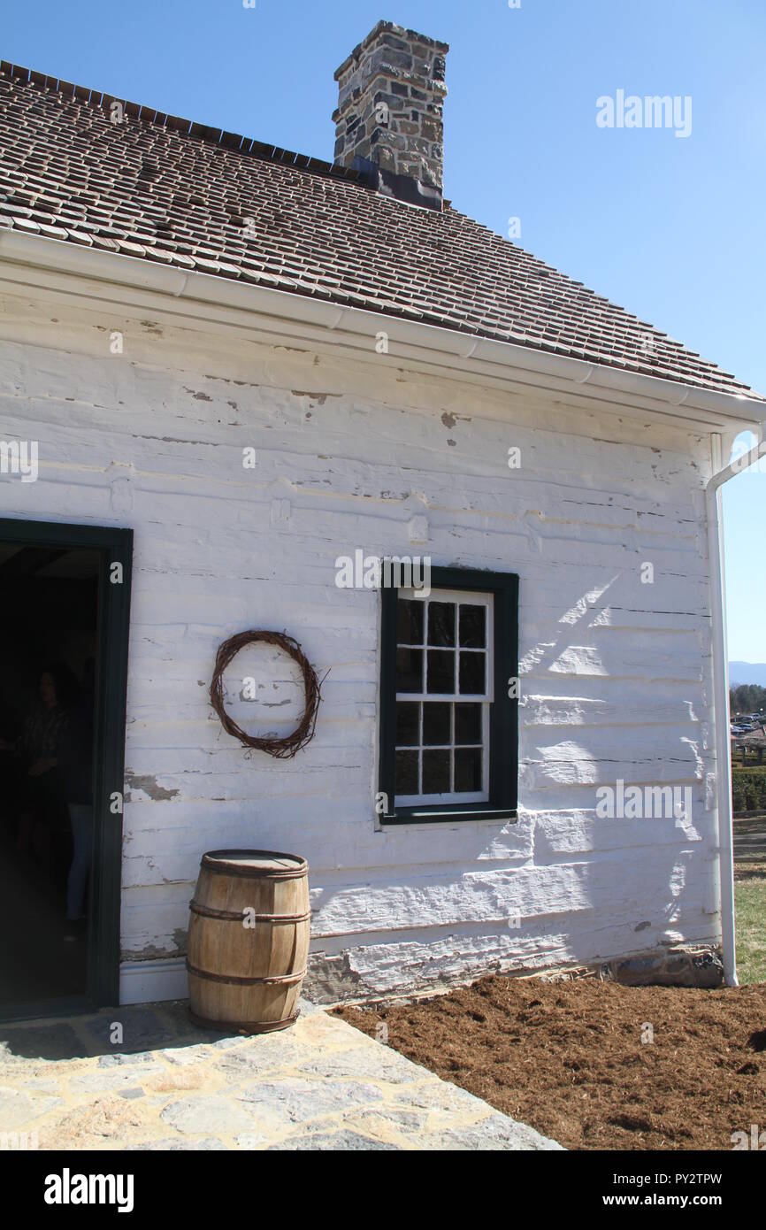 Old house displayed at Luray Valley Museum, VA, USA Stock Photo - Alamy
