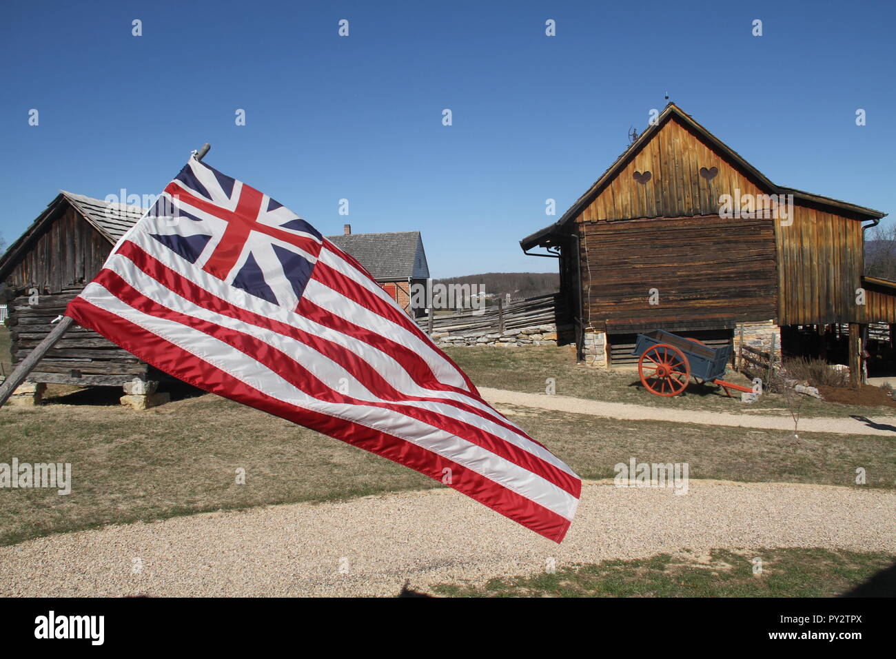 American flag 1860 hi-res stock photography and images - Alamy