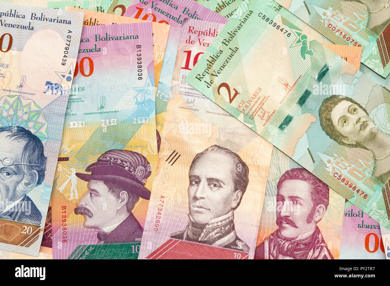 New currency venezuelan bills Stock Photo - Alamy
