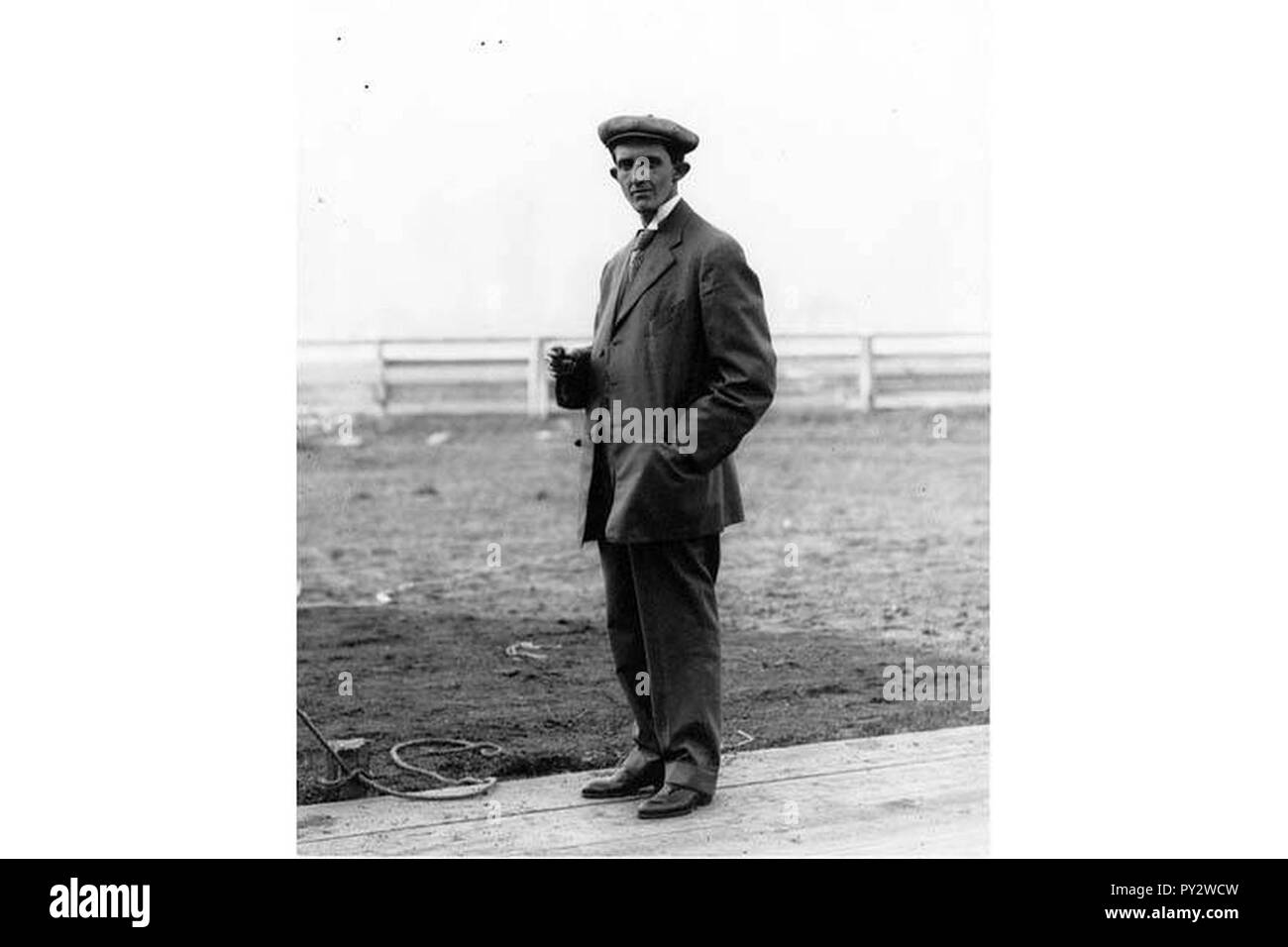 C K Hamilton's first flight at The Meadows March 11 1910 (CURTIS 958 ...