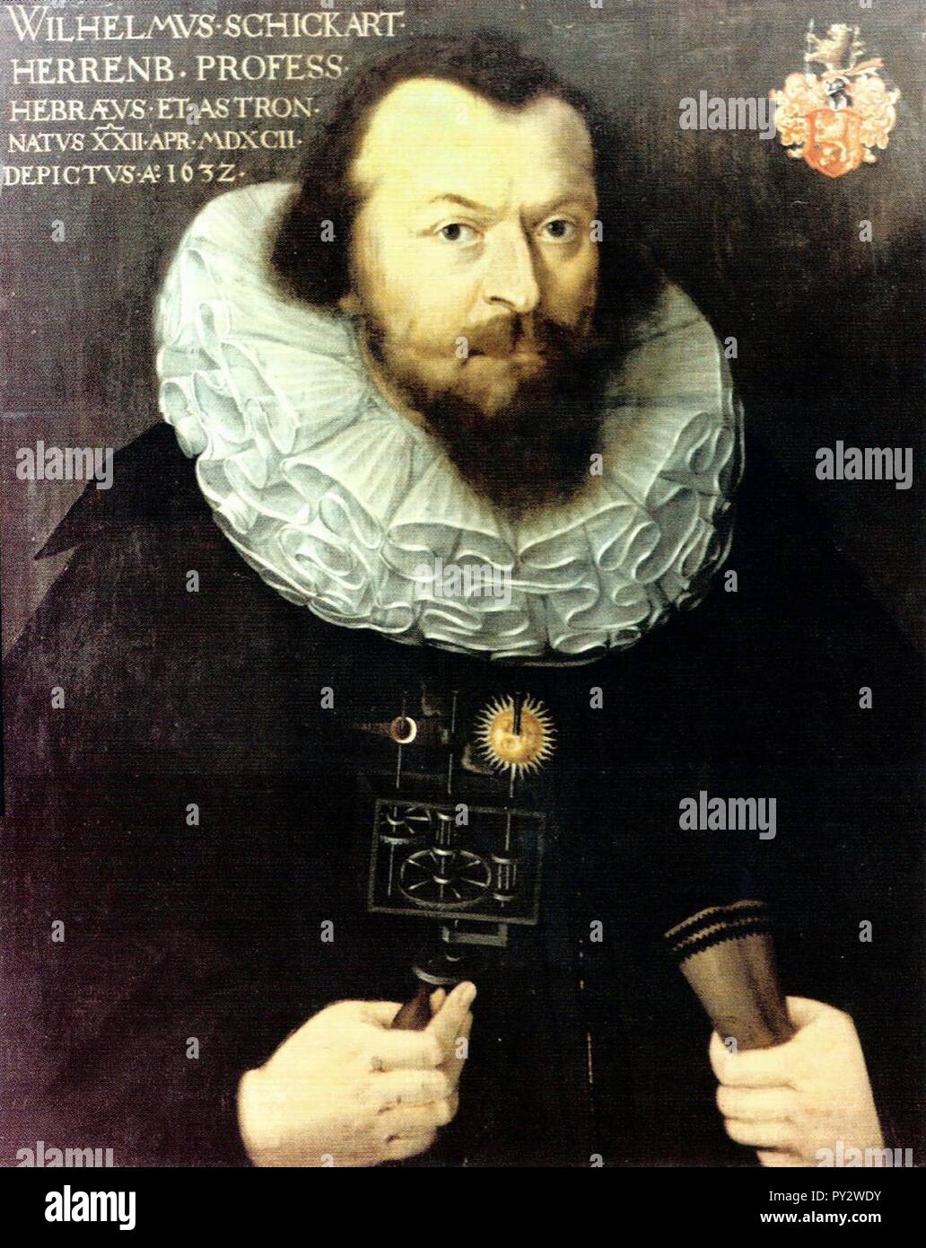 C Melperger - Wilhelm Schickard 1632 Stock Photo - Alamy