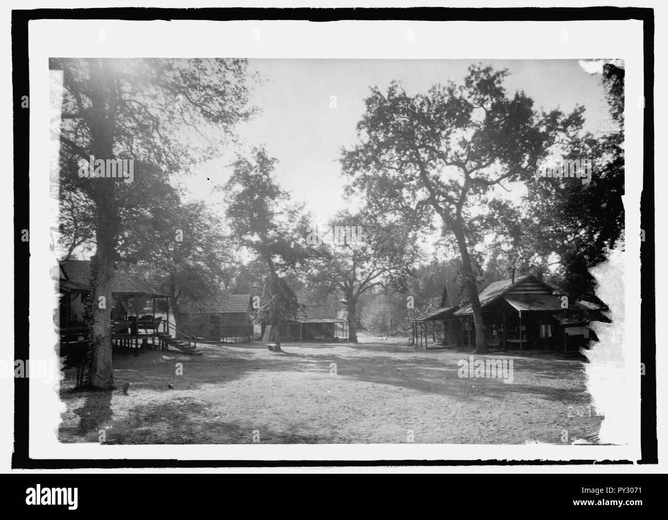 Cabins of Redstone Park, Sequoia Nat. Forest, Tulane County, Cal Stock ...
