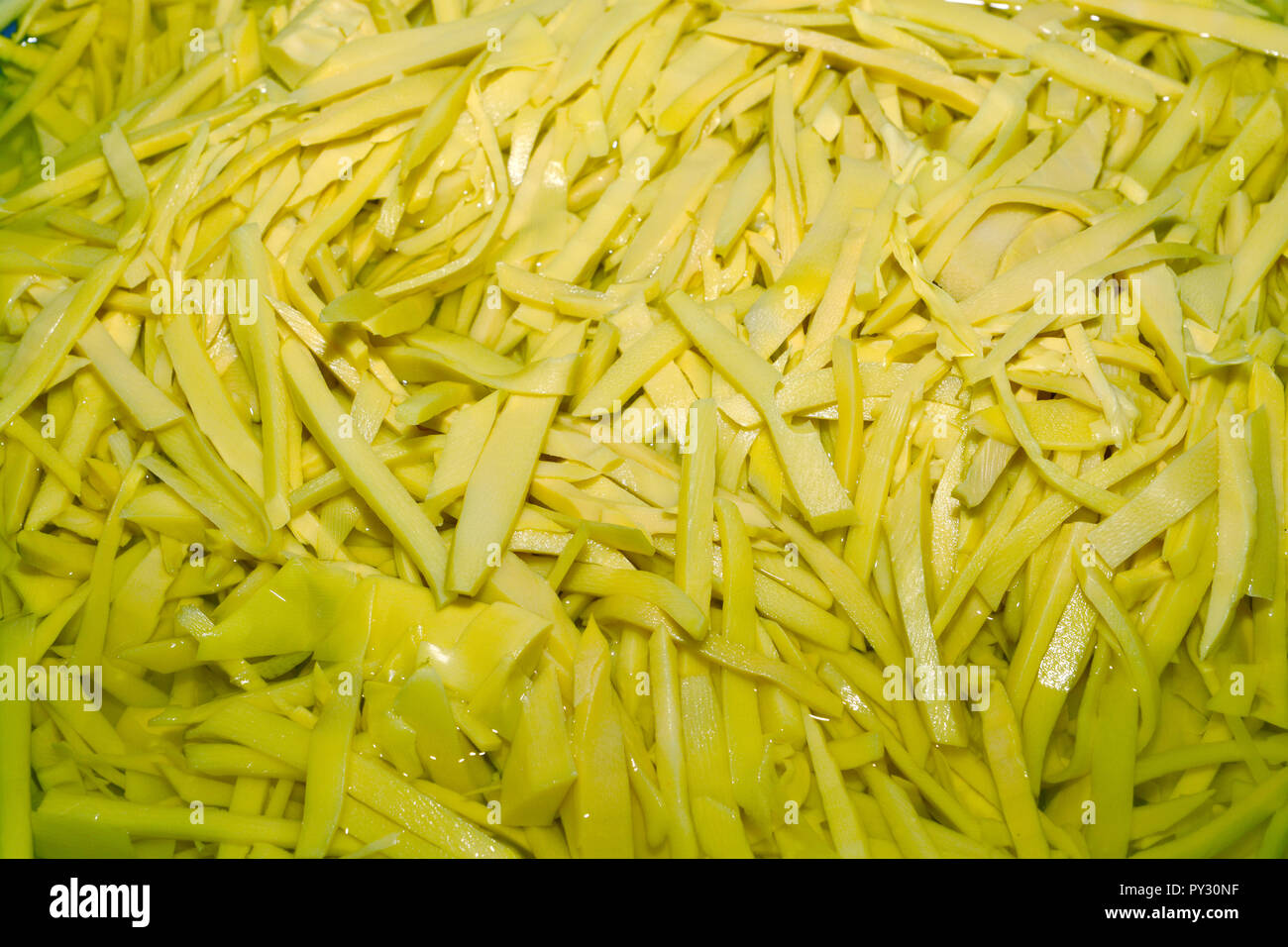 Pickled bamboo shoots Stock Photo - Alamy