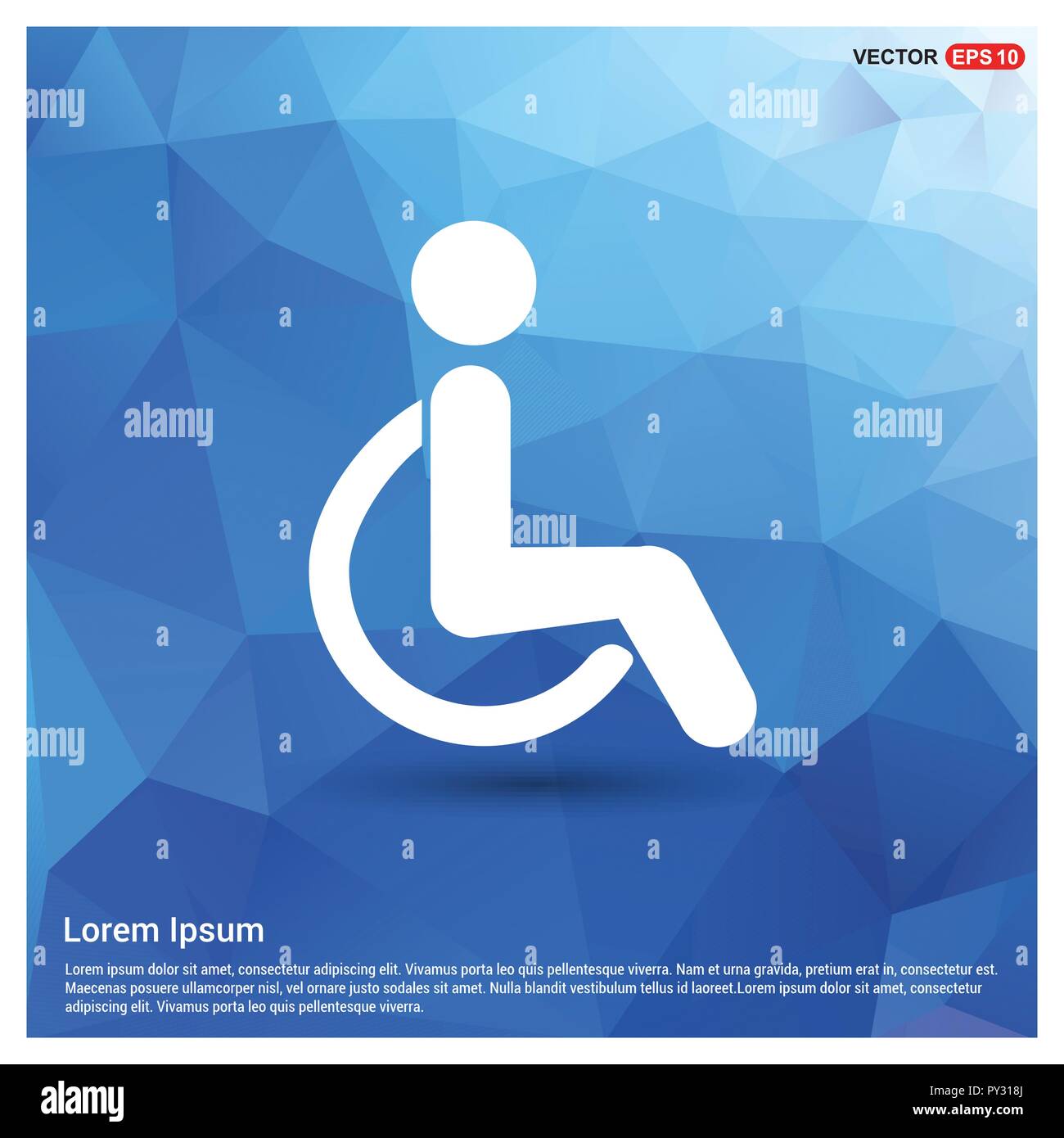 Disabled person icon Stock Vector Image & Art - Alamy