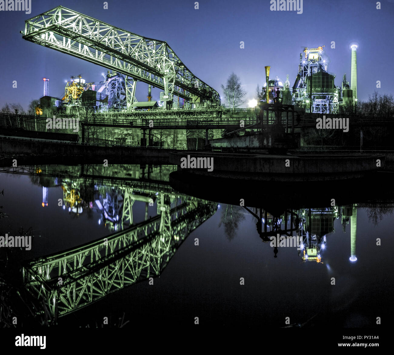 Landschaftspark Duisburg-Nord, NRW, Deutschland Stock Photo - Alamy