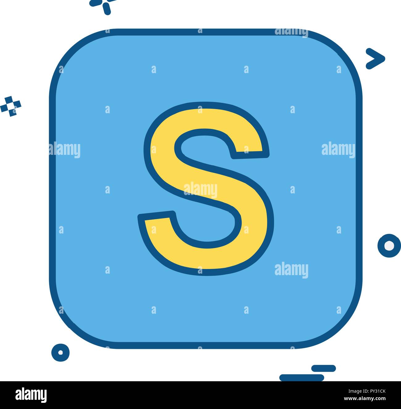 Alphabets icon design vector Stock Vector Image & Art - Alamy