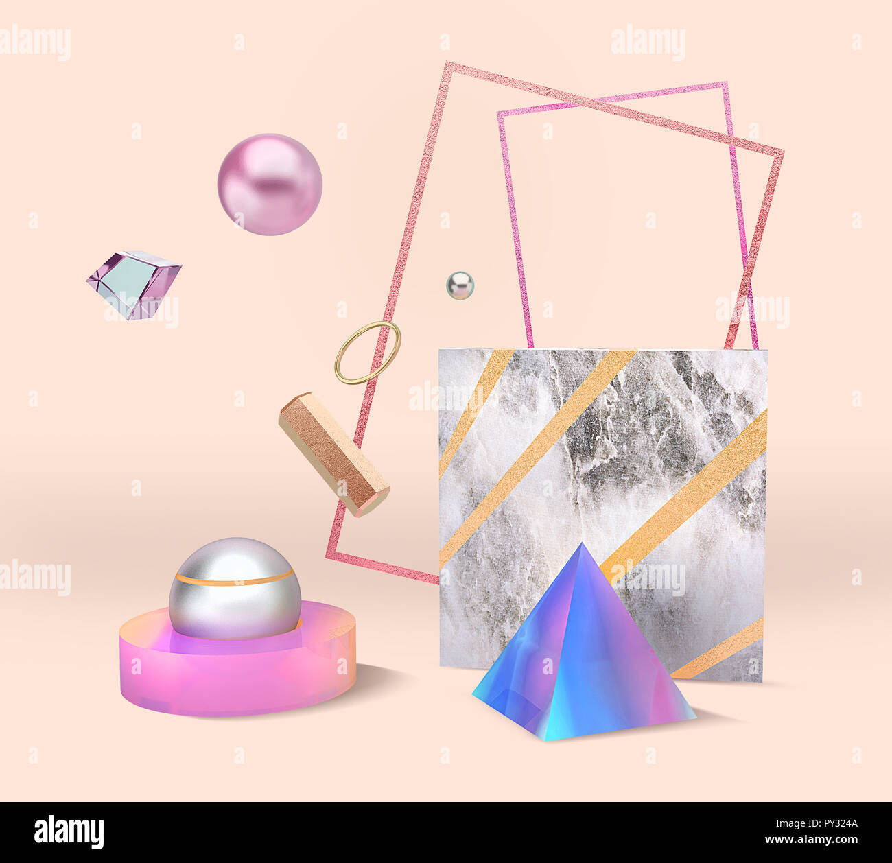 Seamless 3D render jewels, gems, crystals background design 012 Stock ...