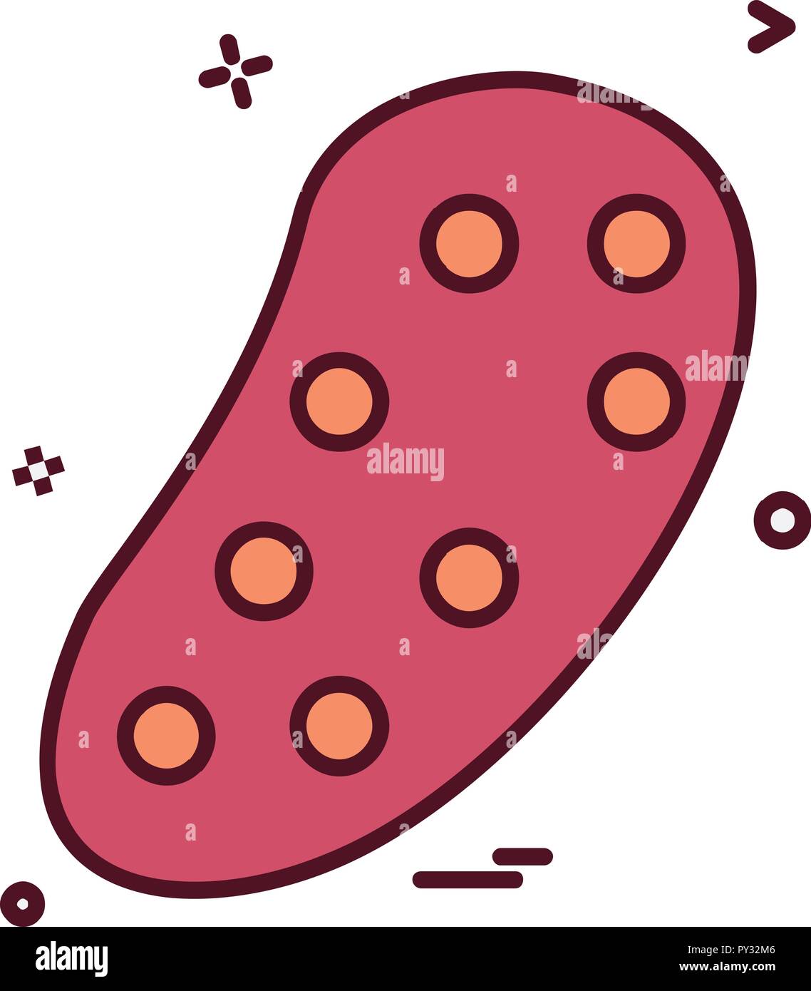 Bacteria icon design vector Stock Vector Image & Art - Alamy