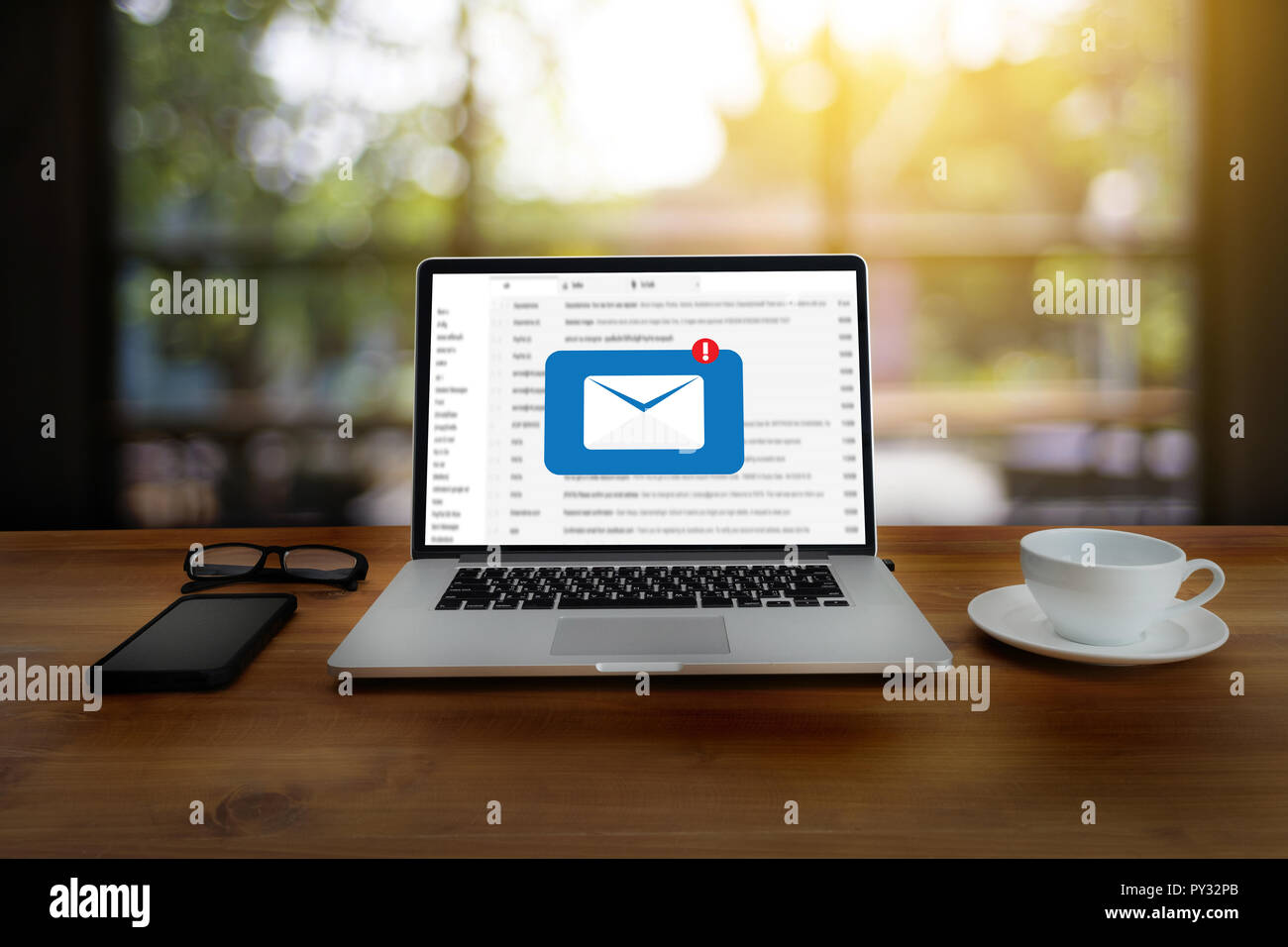 Mail Communication Connection message to mailing contacts phone Global ...