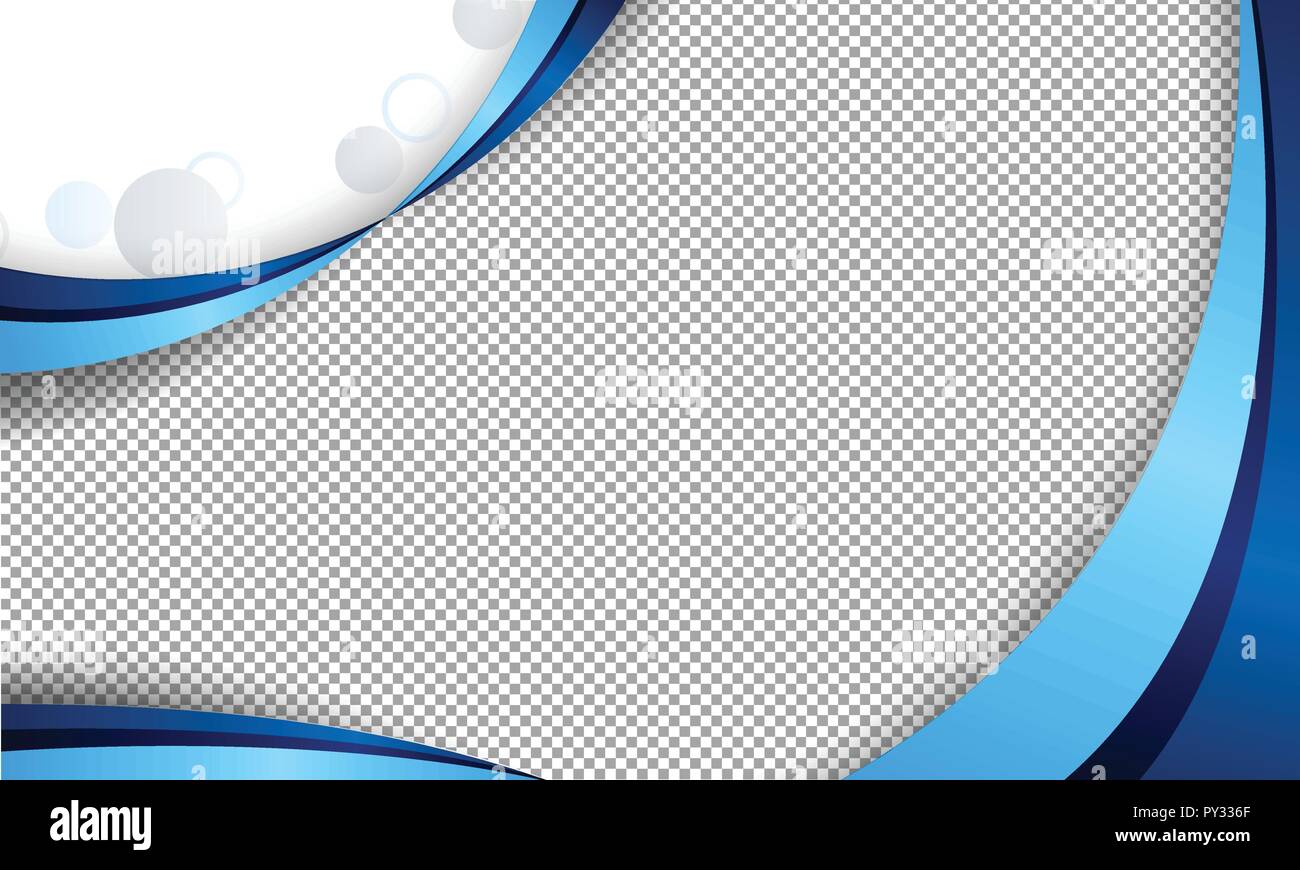 A blue blank template illustration Stock Vector Image & Art - Alamy