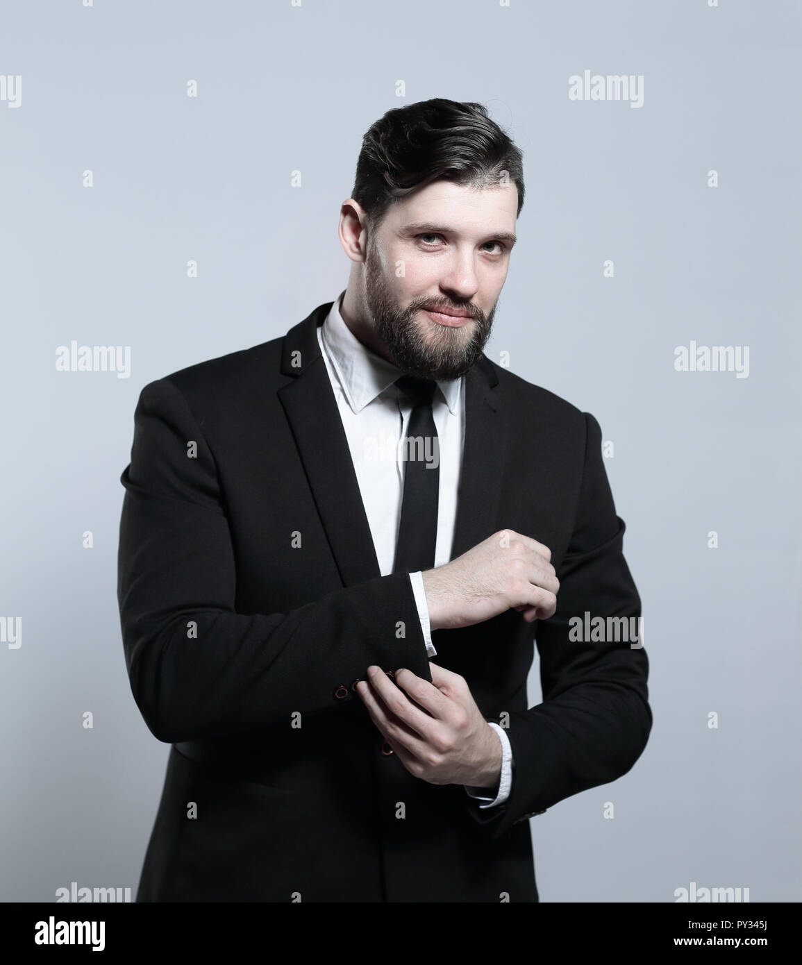 Man adjusting sleeve hi-res stock photography and images - Alamy