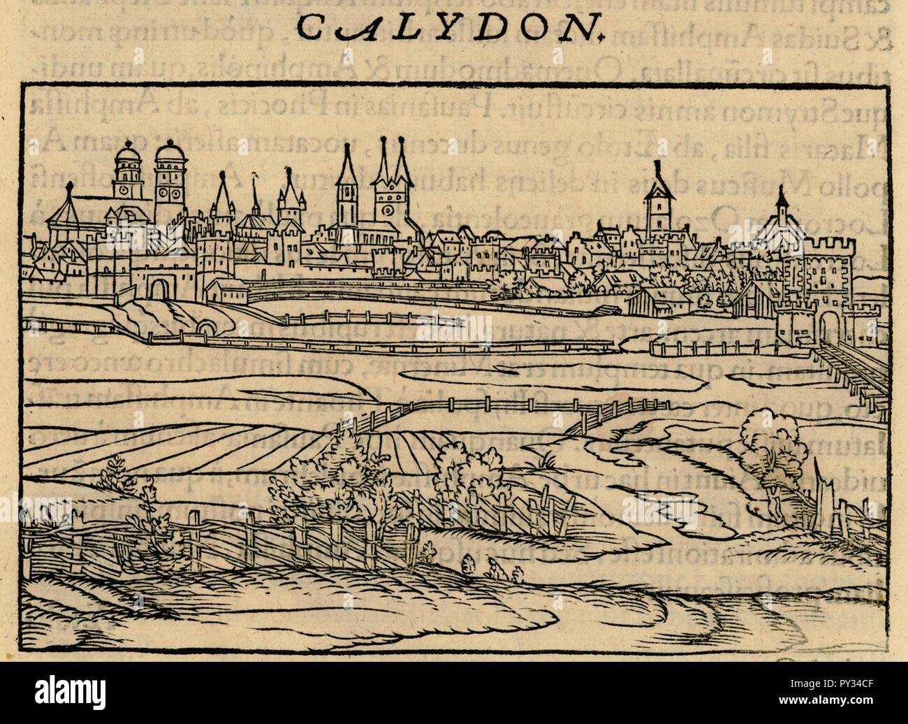 Calydon - Gerbelius Nicolas - 1545 Stock Photo - Alamy