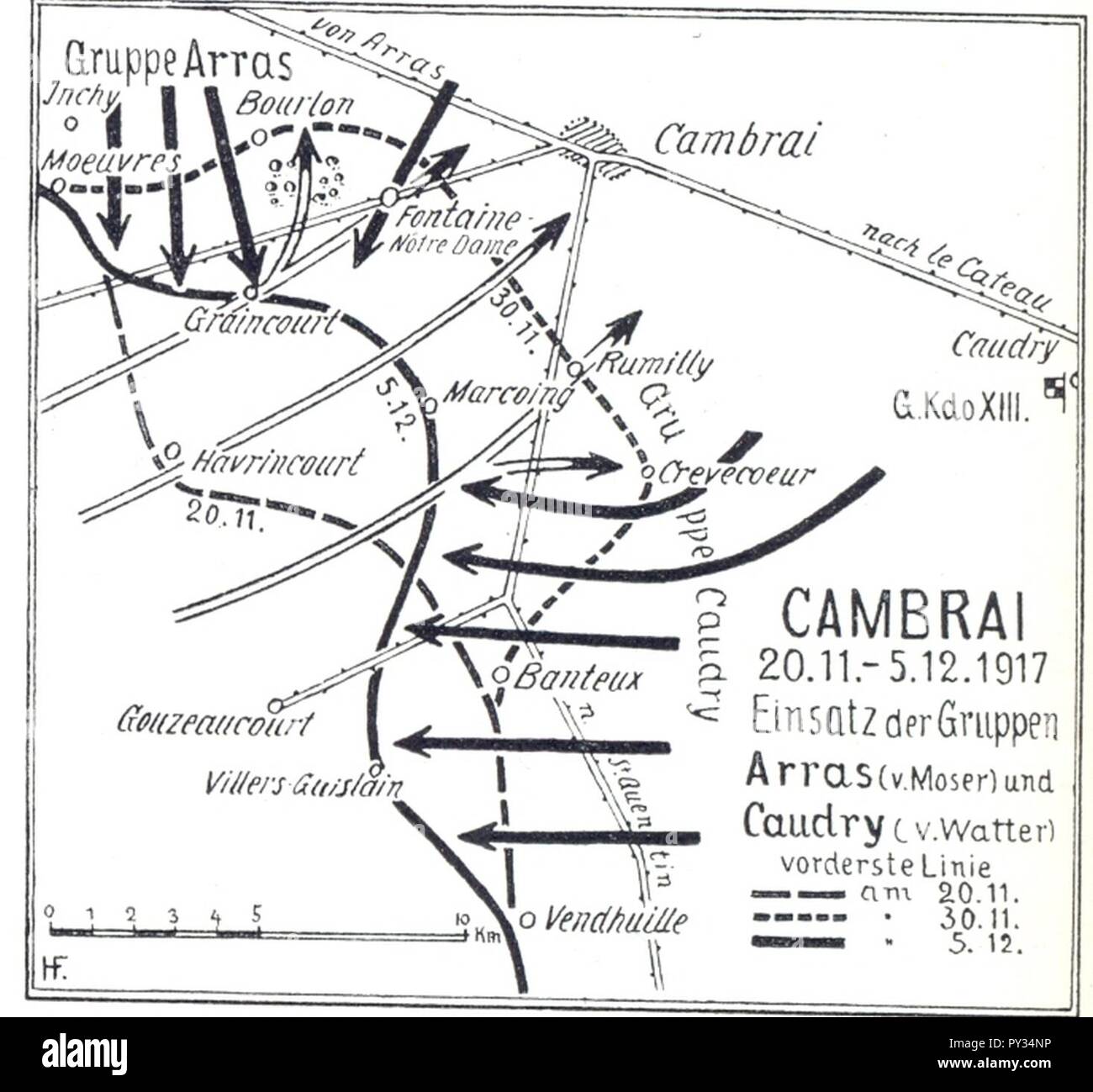 Cambrai 1917 hi-res stock photography and images - Alamy