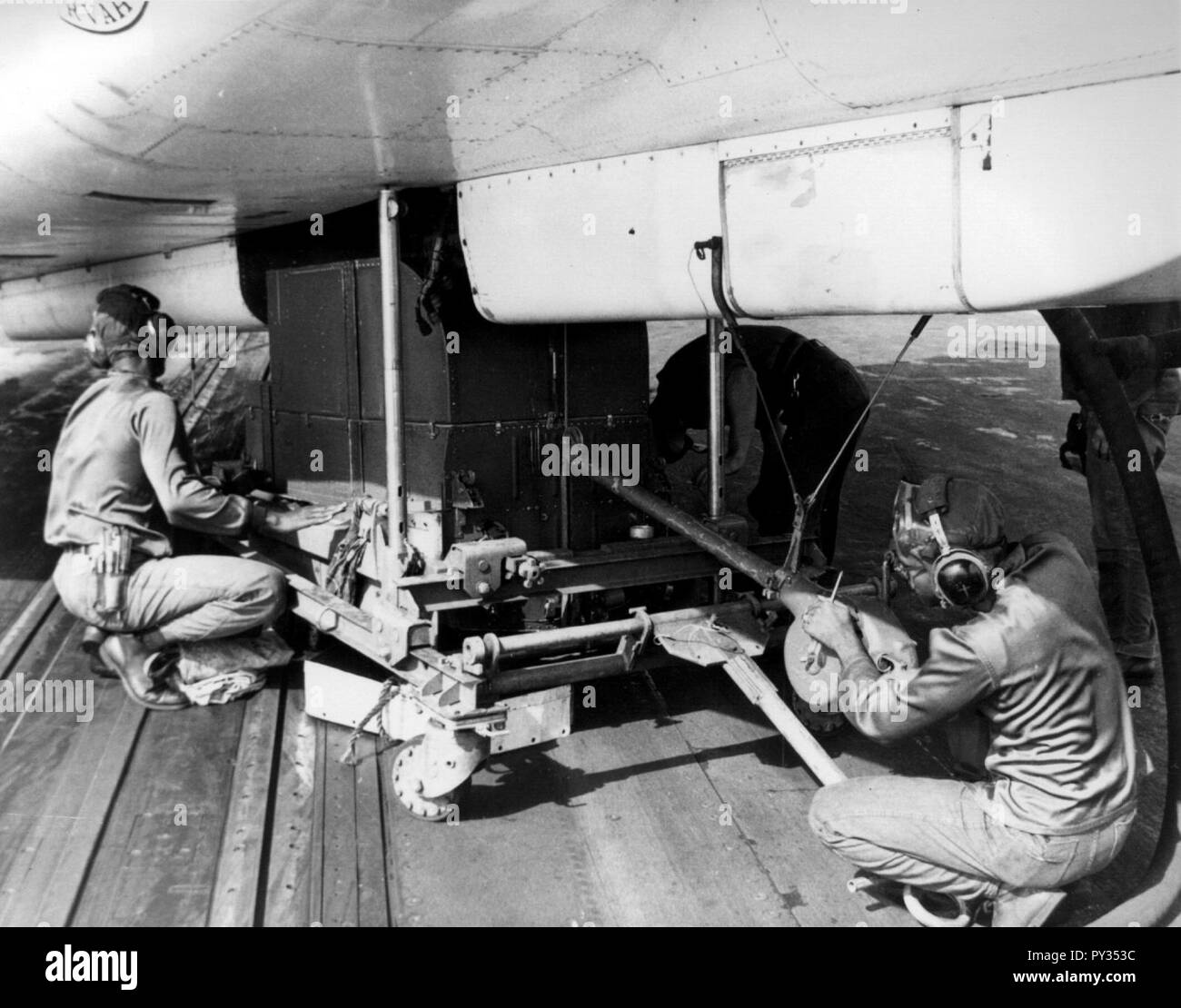 Camera loading on RA-5C Vigilante Stock Photo - Alamy