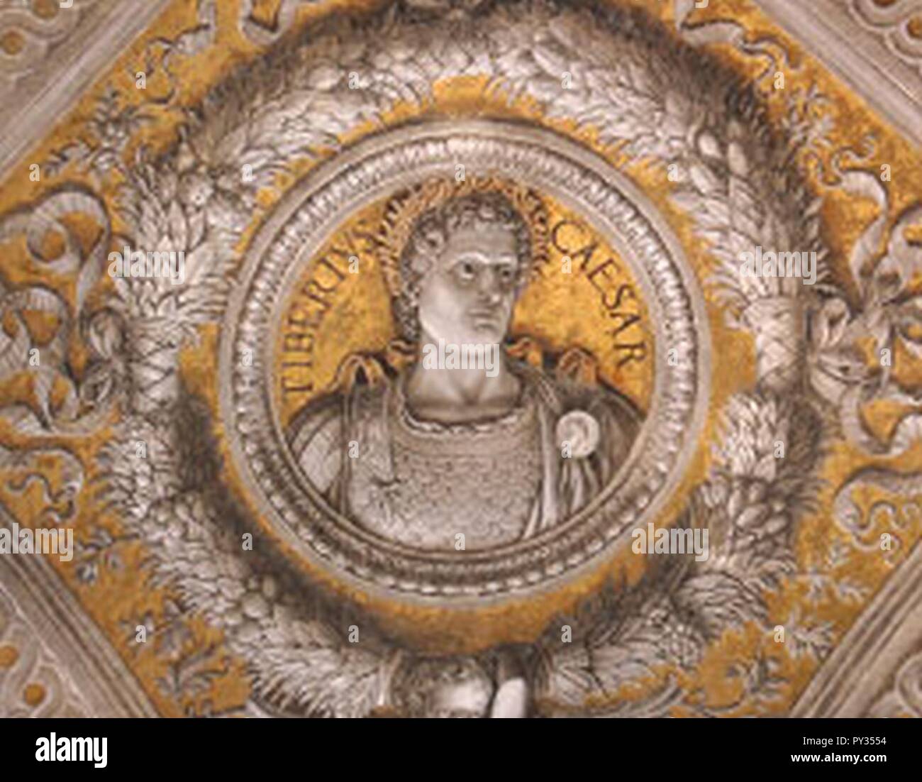 Camera picta cesari tiberio 01 Stock Photo - Alamy