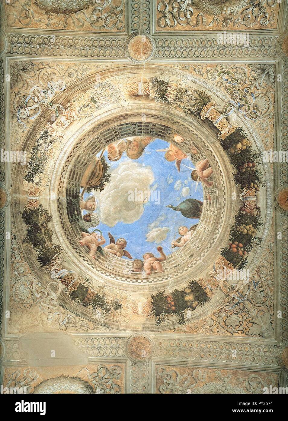Camera picta, ceiling 2 Stock Photo - Alamy