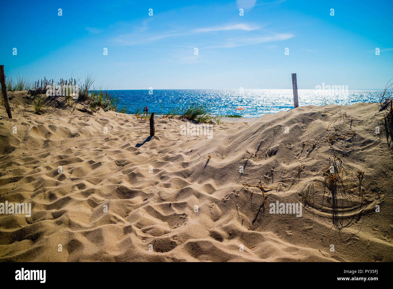 The Marconi Beach in Cape Cod National Seashore, Massachusetts Stock ...