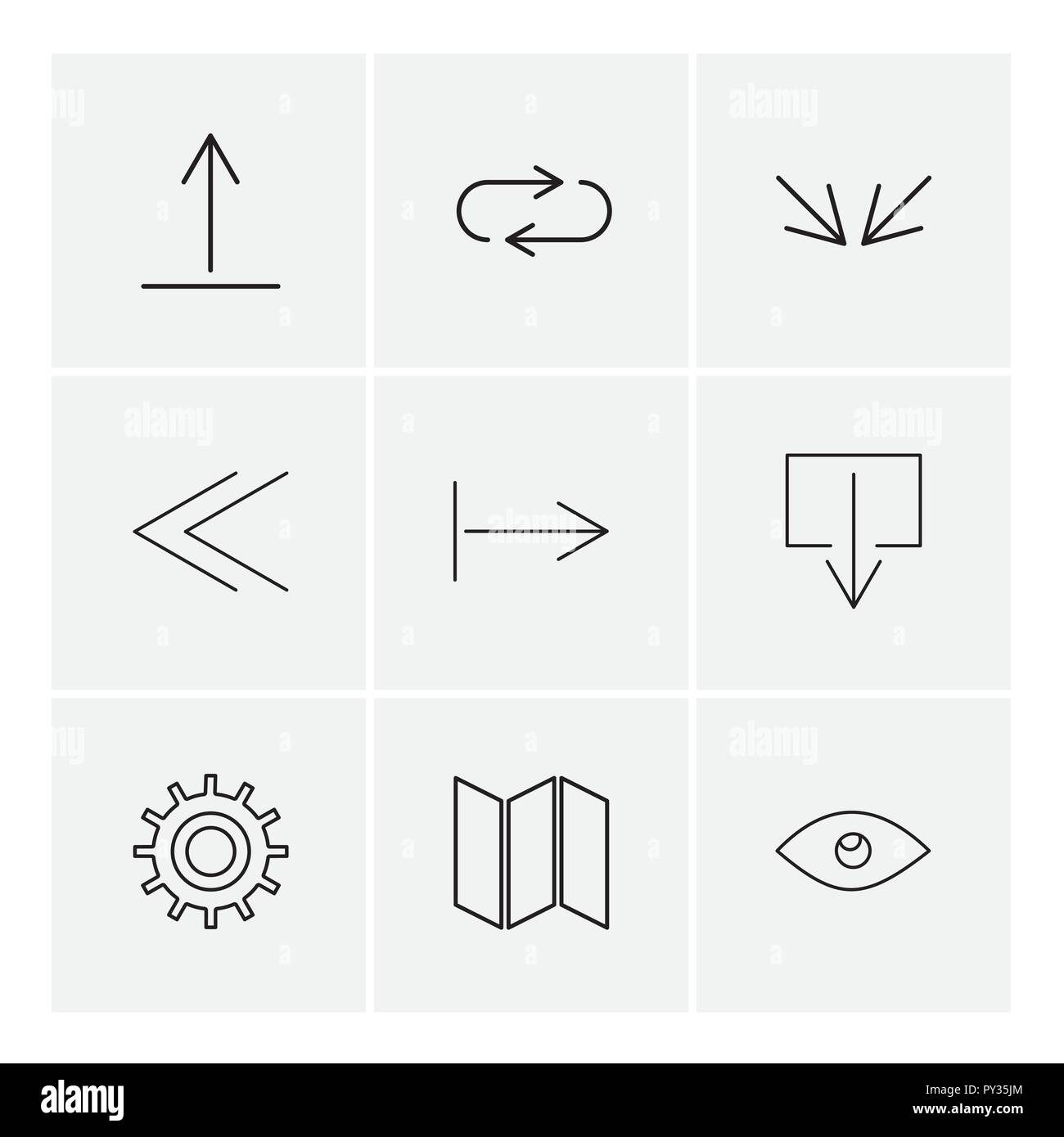 Maps directions Stock Vector Images - Alamy