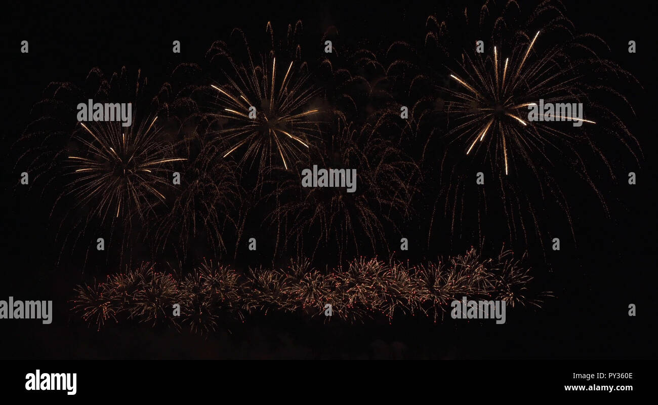 Animation fireworks stars on black hi-res stock photography and images ...