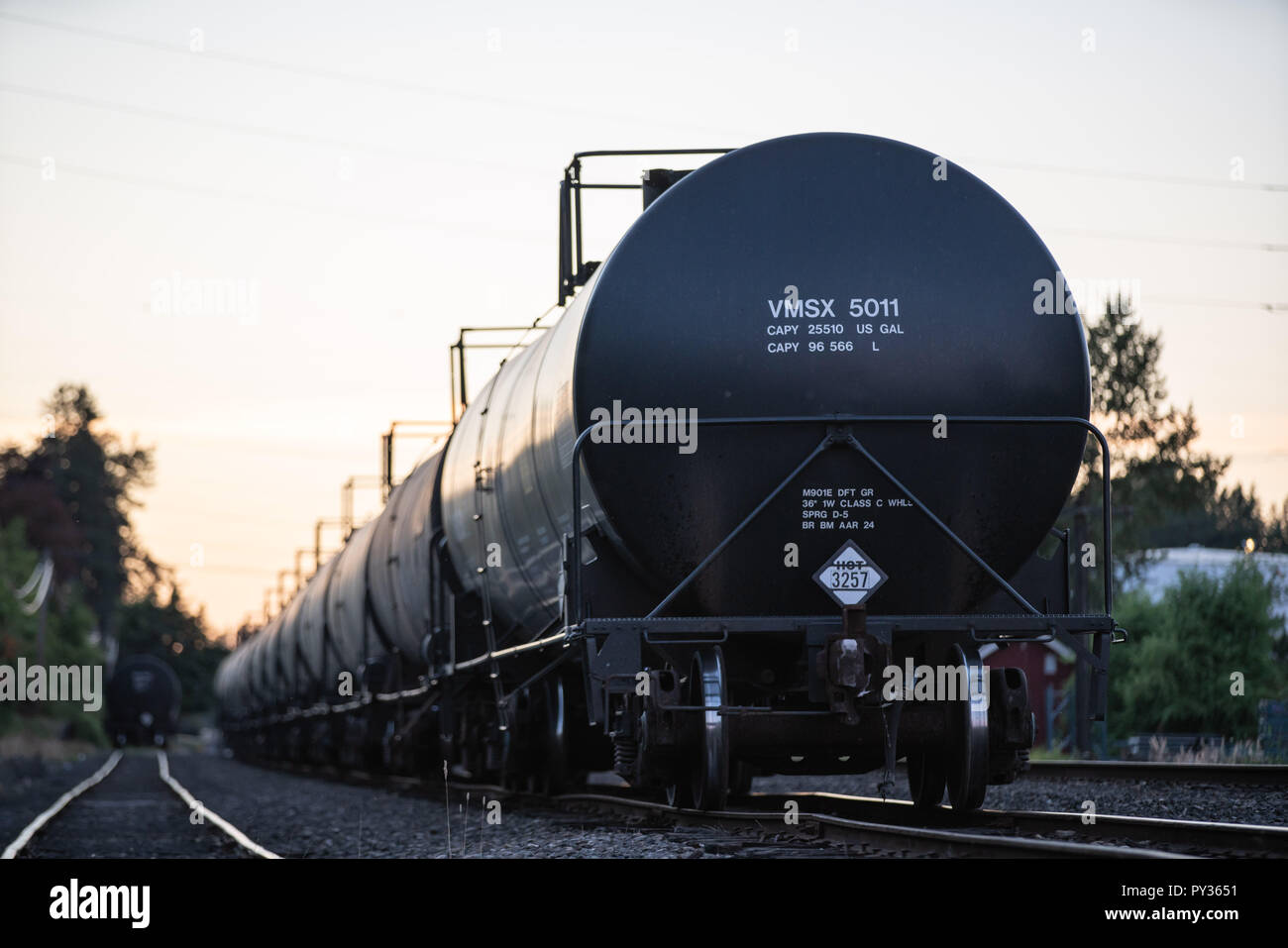 Black train tanker hi-res stock photography and images - Alamy