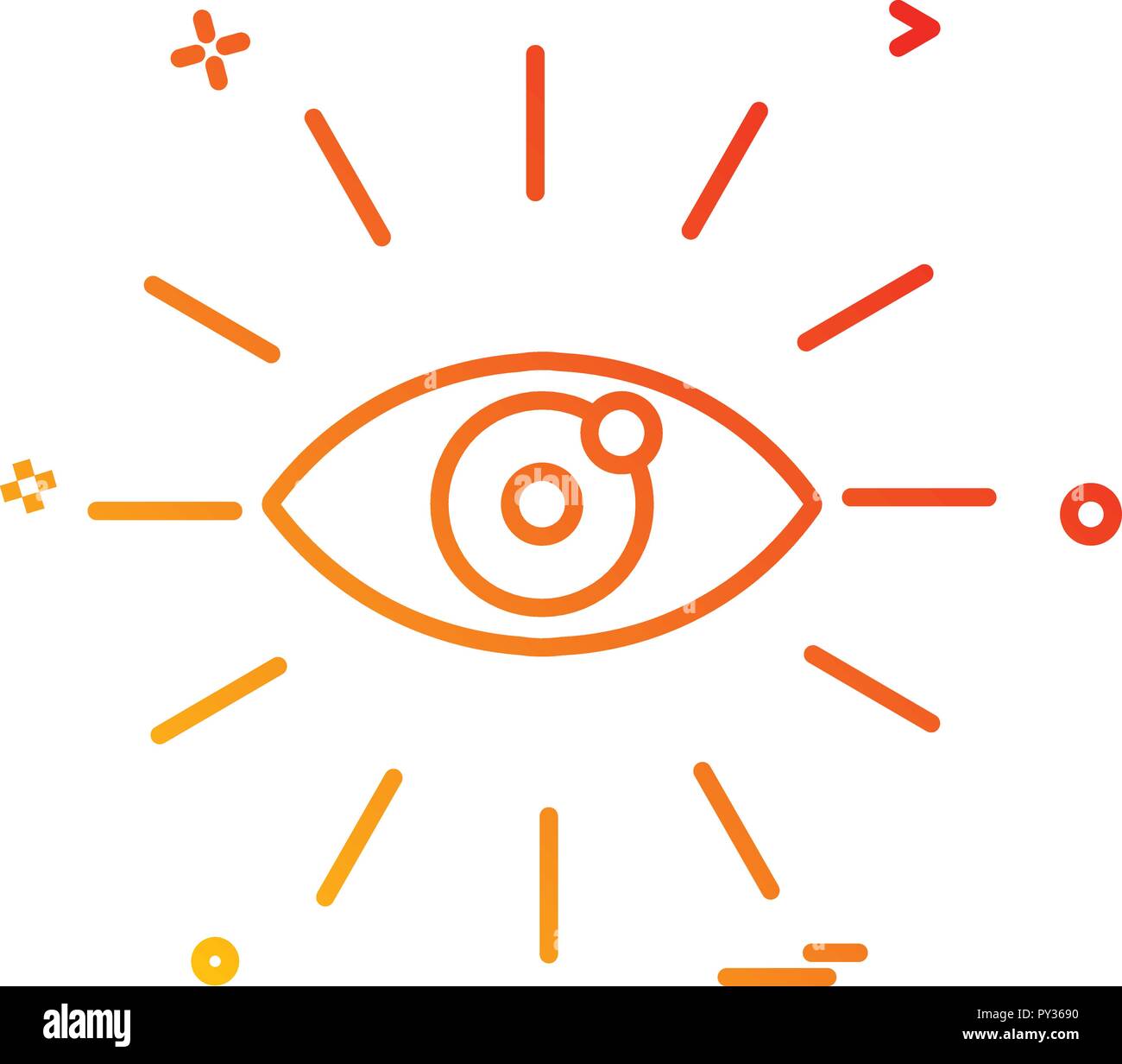 Eye icon design vector Stock Vector Image & Art - Alamy