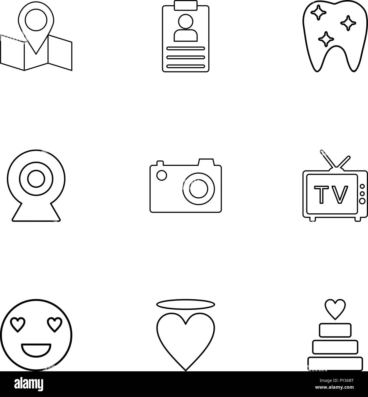 Emoji map Black and White Stock Photos & Images - Alamy