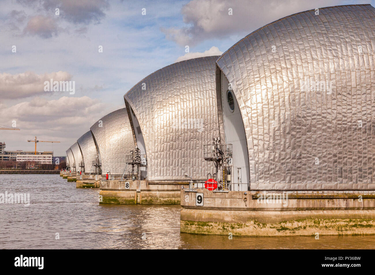 Thames Barrier, London Stock Photo - Alamy