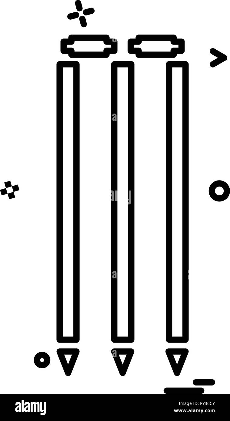 Cricket Wicket Clipart