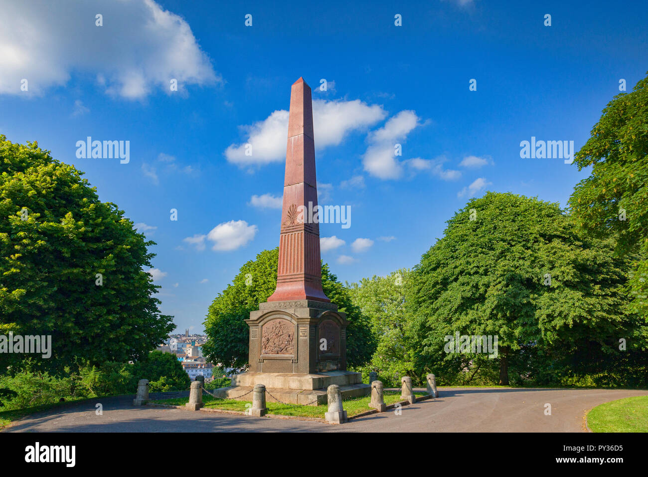 Boer War Memorial Plymouth Devon UK, erected in 1903 Stock Photo - Alamy