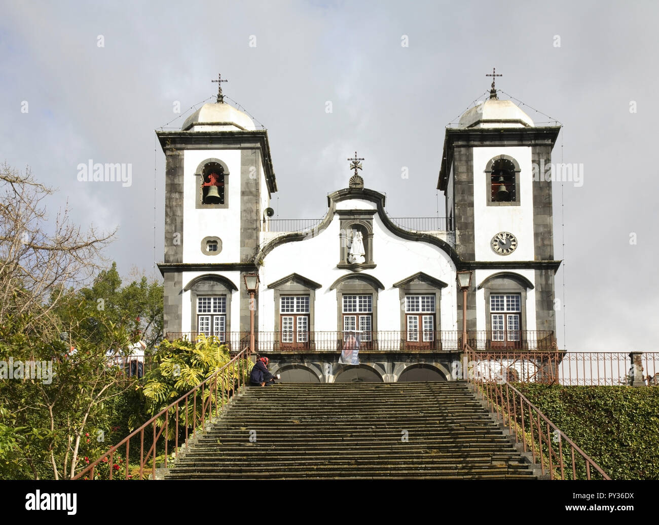 Nossa Senhora do Monte church in Funchal. Madeira island. Portugal ...