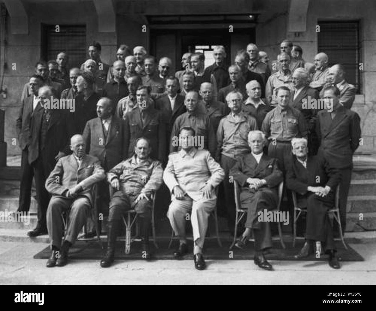 Camp Ashcan prisoners Stock Photo - Alamy