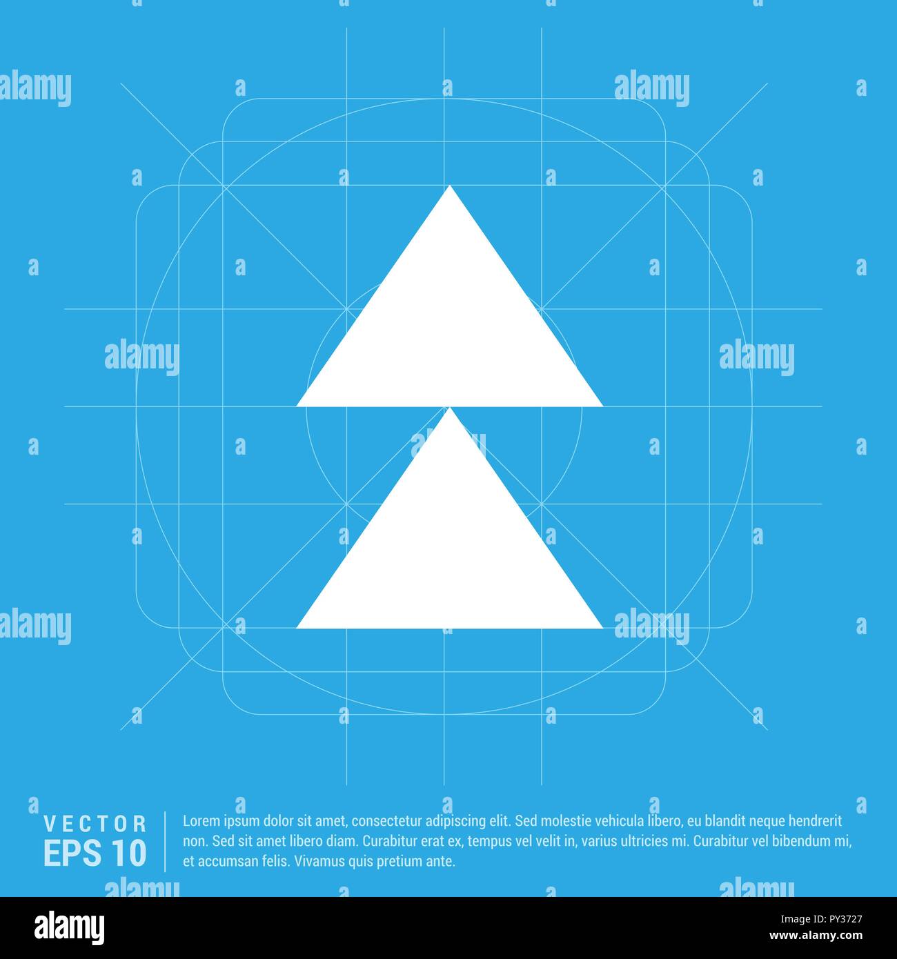 Upper Arrow Icon Stock Vector Image & Art - Alamy