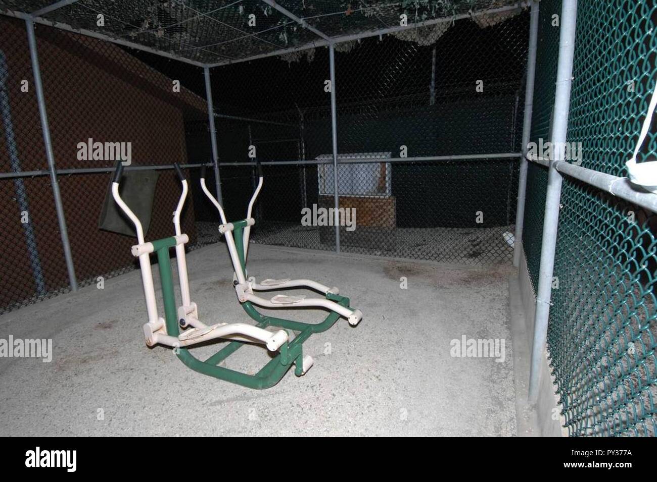 Camp echo exercise yard Stock Photo - Alamy