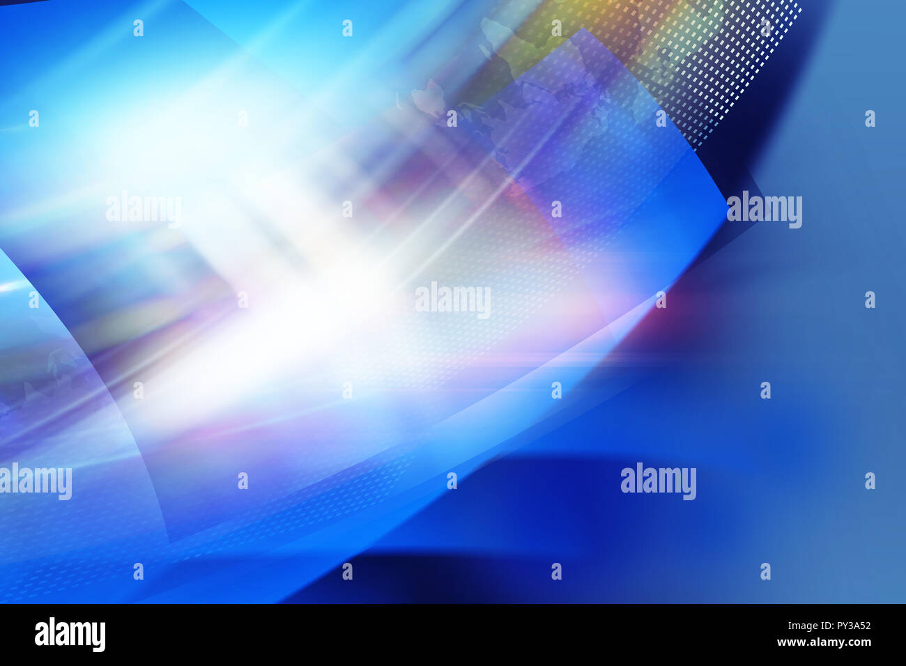 Graphical abstract blue theme background Stock Photo - Alamy